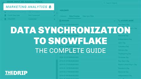 data synchronization to snowflake the complete guide salesforce ben