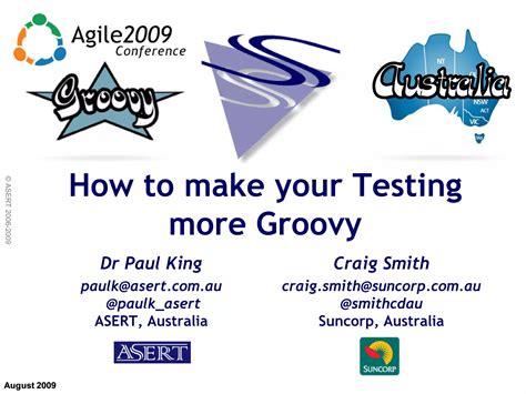 Groovy Testing Aug PDF Web Development Internet