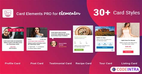 Card Elements Pro For Elementor Premium Plugin Codeintra
