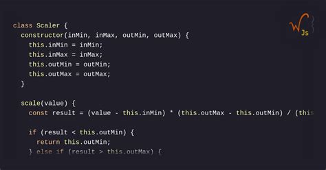Scaling Values Between Two Ranges Writing Javascript