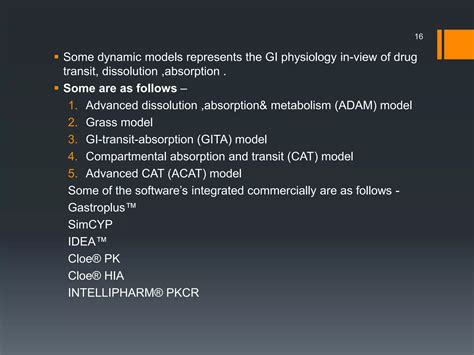 Gastric Absorption Simulation Pptx
