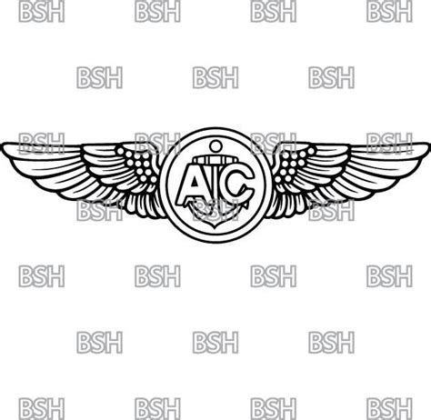 Us Navy Aircrew Wings Vector Image Files Ai Pdf And Svg Formats