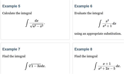 Integration By Substitution Formula