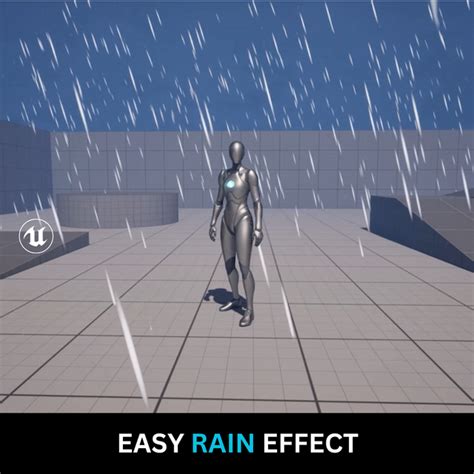 create rain in unreal engine 5 with niagara quick and easy tutorial