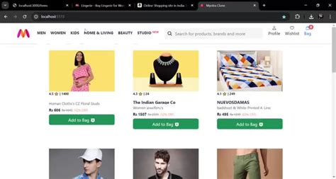 Myntra Clone Project React Node Express Server Redux Store