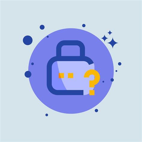 Forget Flat Illustration Password Signs Illustration 51947183 Vector