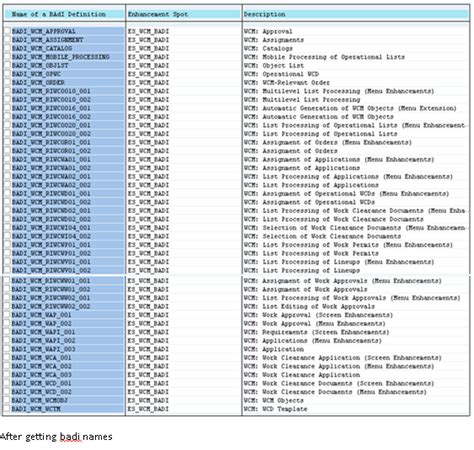 Solved How To Check Badi For Wctl Transaction In Wcm Sap Community