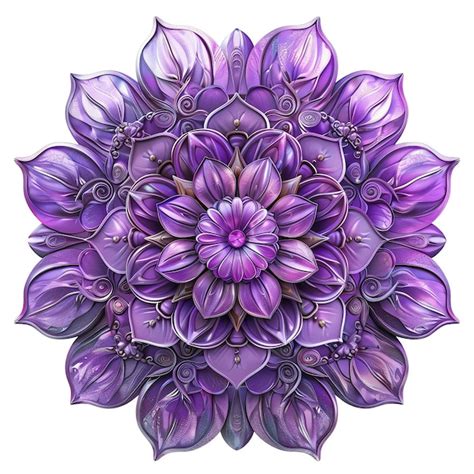 25000 Purple Mandala Pictures