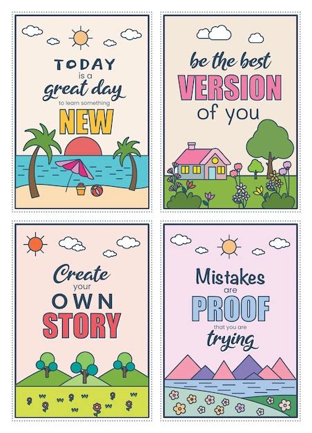 Premium Vector Colorful And Cute Designs Vector Template For