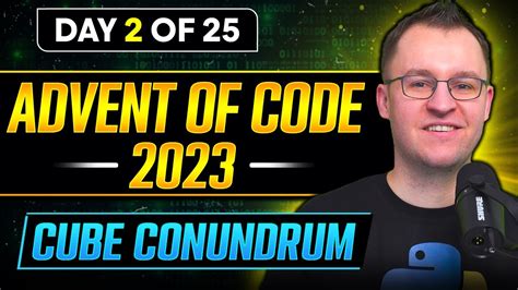 day 2 cube conundrum advent of code 2023 with python youtube