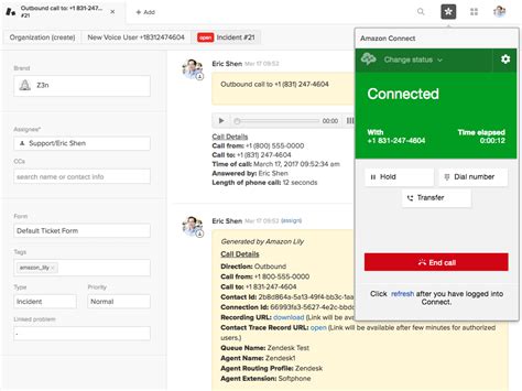 Zendesk Integration With Amazon Connect