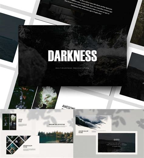 Set Of Unique Custom Slides For Creating Unique Presentation Clean Minimalistic Style Theme
