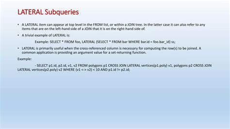 postgresql database slides pptx databases computer software and