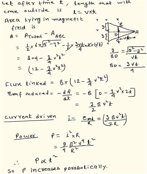 A Triangular Loop Is Started To Being Pulled Out At T From A Unifor AskIITians
