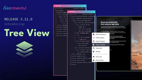 Livecanvas 311 With Tree View Edit Html With Power And Precision