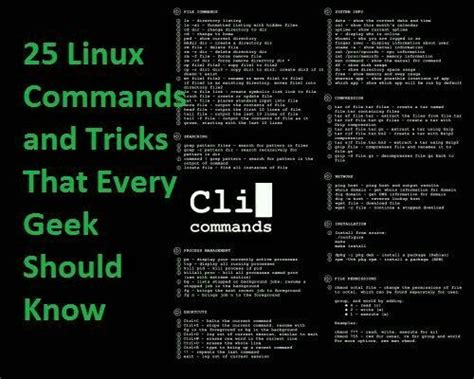 25 linux commands and tricks