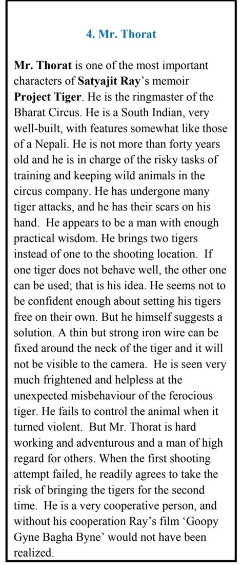 Character Sketch  English Notes Teachmint