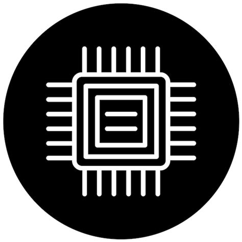 premium vector vector design microchip icon style
