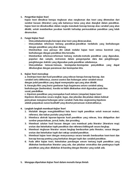 contoh kajian teori - wood scribd indo