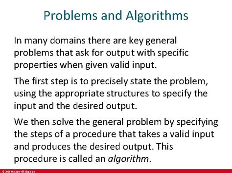 The Foundations Logic And Proofs Chapter 3 Algorithms