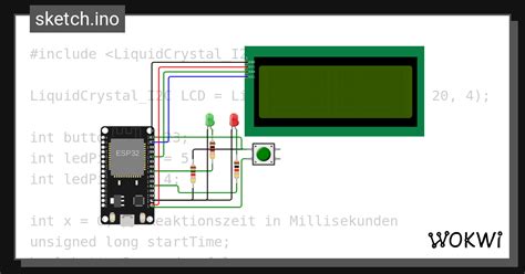 Reaction Test Wokwi Esp32 Stm32 Arduino Simulator