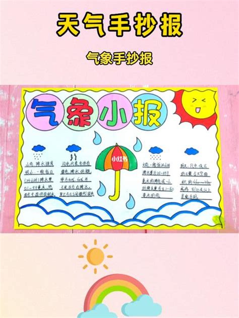 制作一周天气预报手抄报 制作手抄报 普车都