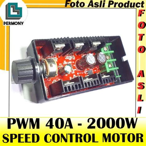 Promo Dc Motor 40a Speed Control Pwm Hho Rc Controller 10 50v 2000w Pwm 40a Diskon 50 Di