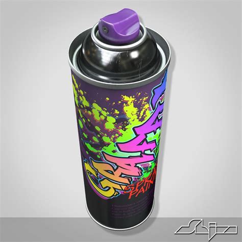 페인트 스프레이 캔 3d 모델 29 3ds Fbx Obj Max Free3d