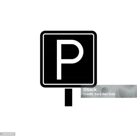 자동차 주차 표지판 편집 가능한 스트로크가 있는 솔리드 아이콘 디자인 인포그래픽 웹 페이지 모바일 앱 Ui Ux 및 Gui