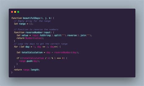 beautiful days at the movies hackerrank solution in javascript by