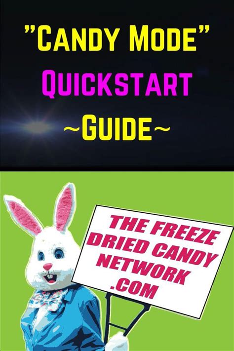 The Candy Mode Quickstart Guide For Freeze Dried Candy [video] Freeze Drying Freeze Drying