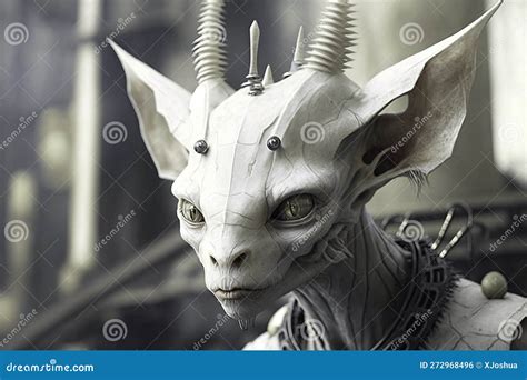 Cybernetic The Fusion Of Human And Machine Stock Illustration Illustration Of Metal Portrays