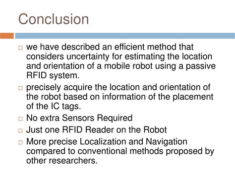 Ppt Precise Localization For Autonomous Mobile Robot Using Passive