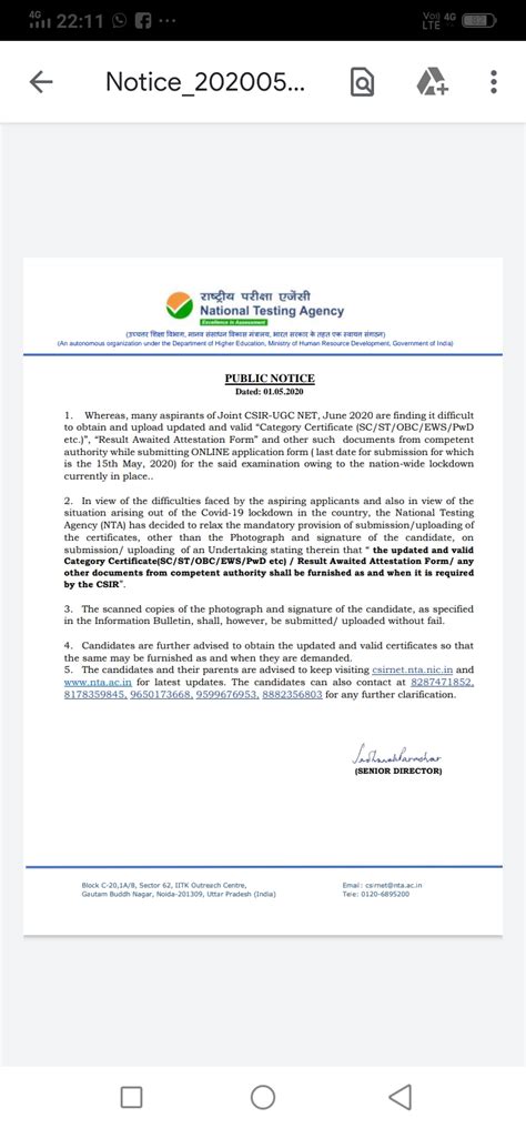 CSIR NET Aspirants To Apply Without Category Result Certificates