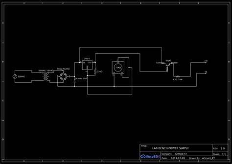 Lab Bench Power Supply EasyEDA Open Source Hardware Lab