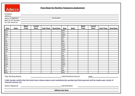 Timesheet Invoice Template Excel Midi Box Com