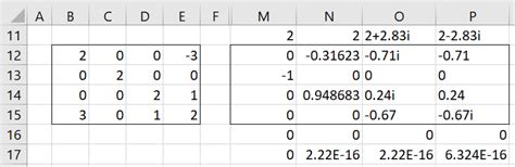 Complex Eigenvectors Continued Real Statistics Using Excel