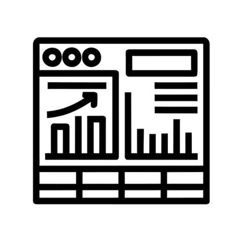 Analytic Dashboard Icon Premium Ai Generated Vector