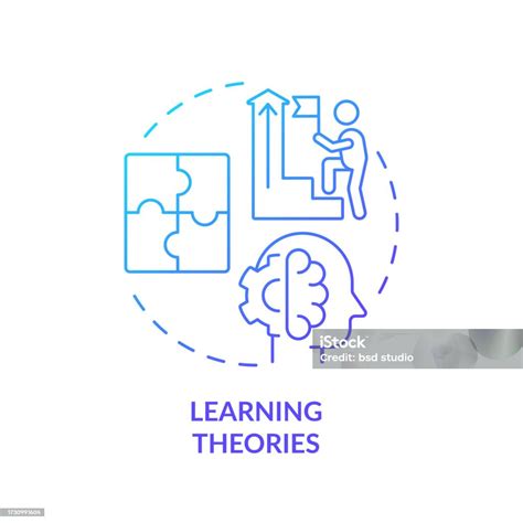 2d Gradient Icon Learning Theories Concept Stock Illustration Download Image Now Addiction