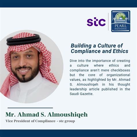 Stc Group On Ethics And Compliance Pearl Initiative Posted On The