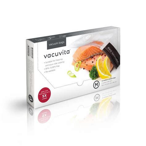Vacuvita Vacuumzakken Voedsel 28x25cm Medium 15 Stuks €1295