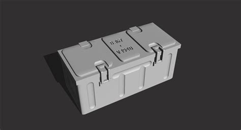 Free Stl File 135 British Ammo Box B167 1940 📦・object To Download And