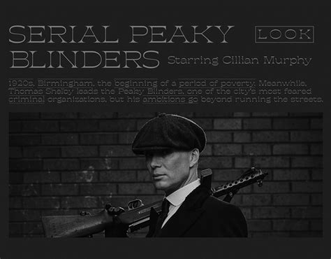 Landing About The Series Peaky Blinders Behance
