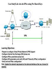 Lab Site To Site IPsec VPN Using Pre Shared Key Pdf Case Study Lab Site Site IPSec Using Pre