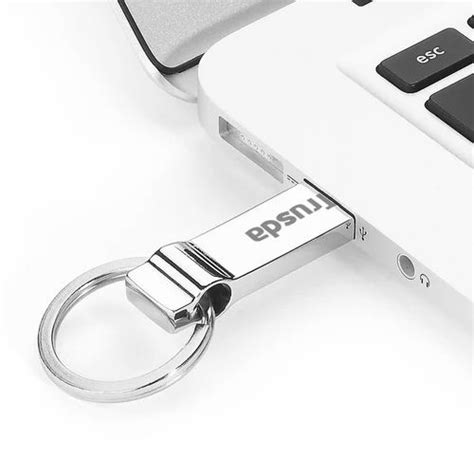Keychain Silver Metal Key Ring USB Pen Drive Memory Size 8gb 16gb 32gb At Rs 160 Piece In