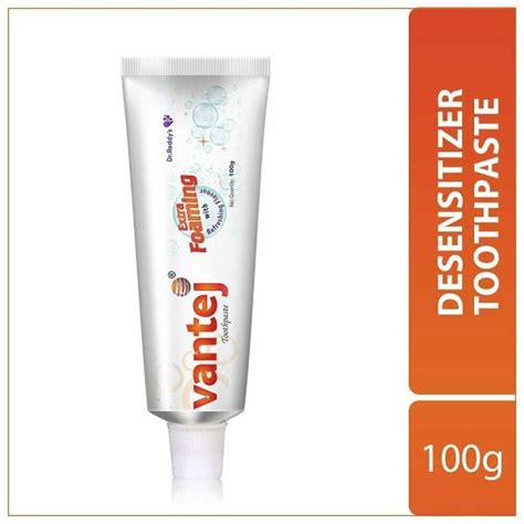 Vantej Toothpaste For Sensitive Teeth Dentist Recommended 100g White Jiomart