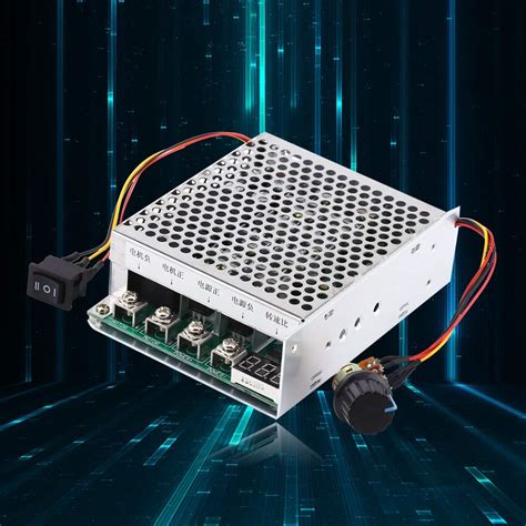 DC Speed Controller Reversible DC 10V 48V 55V 60A Adjustable Motor Driver Module With Digital
