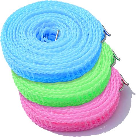 Aadya Alley Mala Eka Cloth Drying Rope With Hooks Elastic Hanging
