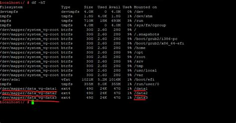 Linux Lvm Create A New Volume Group And Logical Volumes