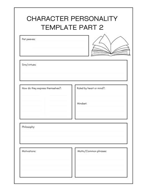 The Ultimate Character Bio Template 200 Questions